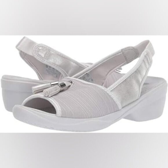 Bzees | Shoes | Bzees Mirage Tassel Boho Washable Slingback Comfort ...